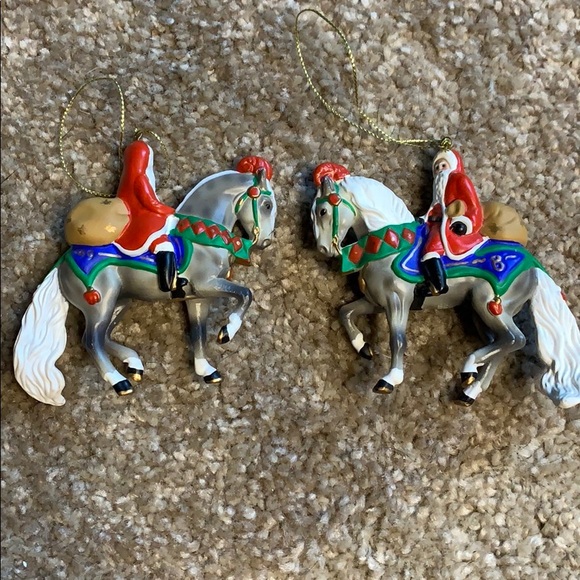 Breyer | Holiday | Rare Breyer Father Christmas Ornaments Guc No B ...